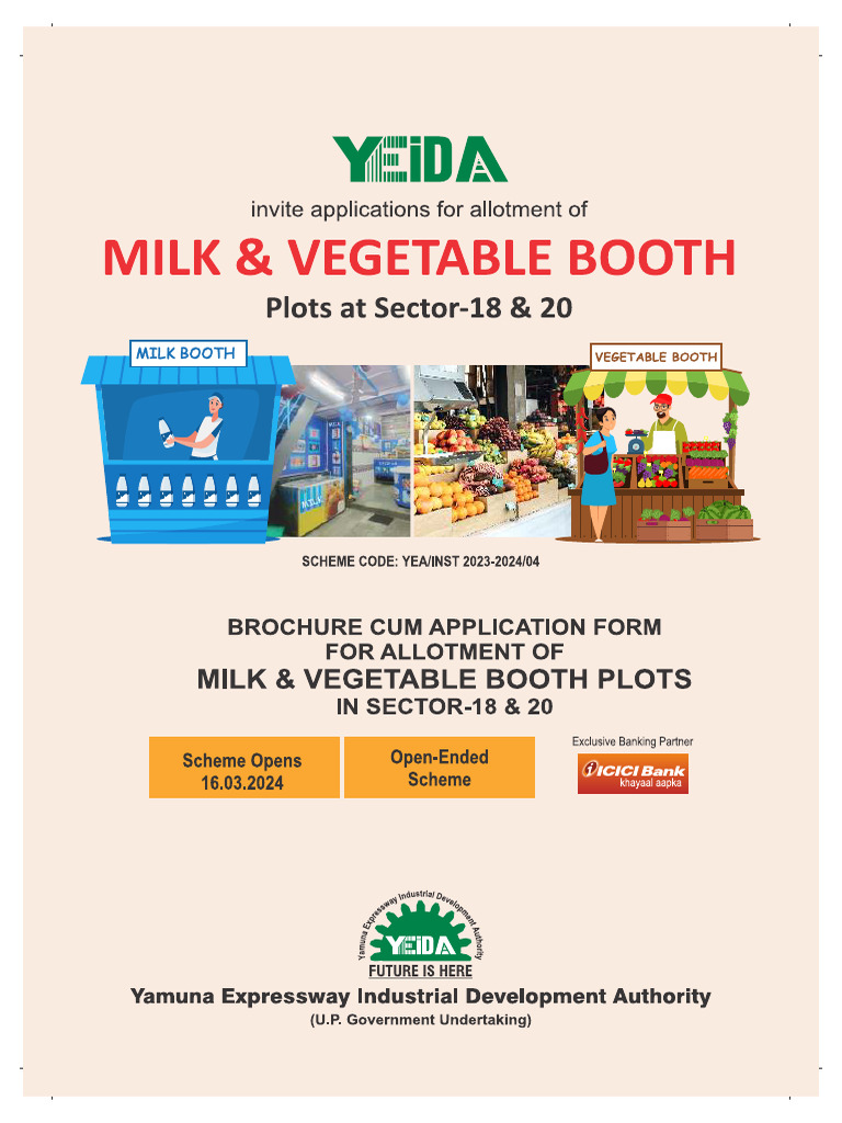 Final Milk Vegetable Booth Plots Brochure 2024 1 | PDF