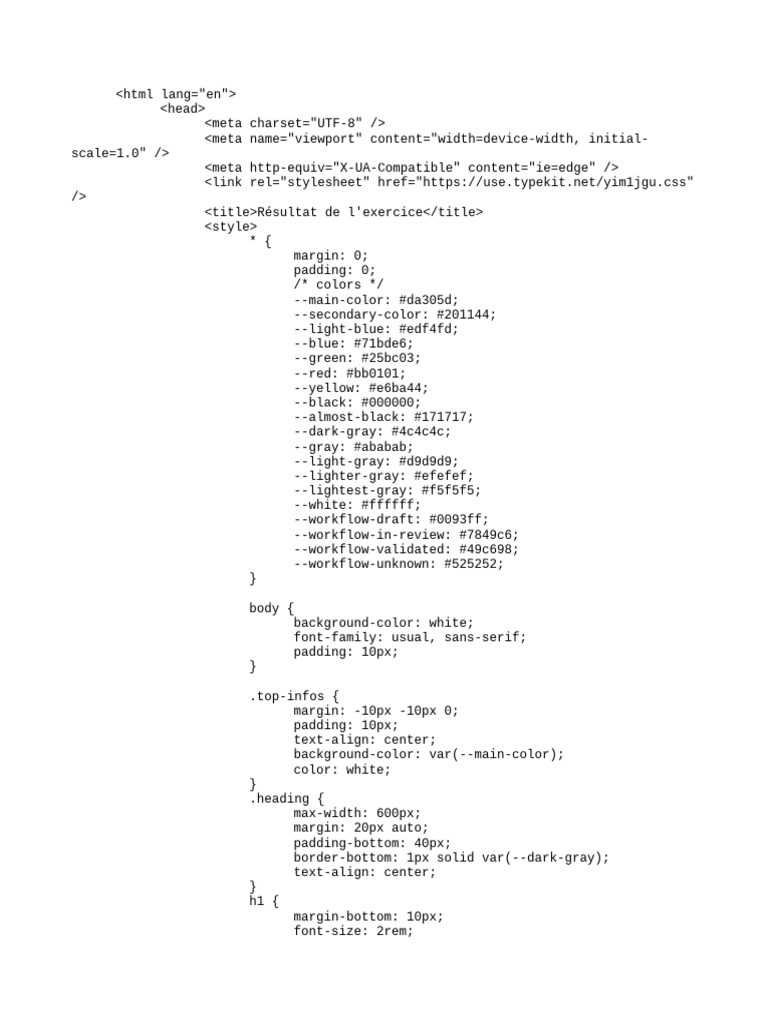 Francois - Quiz - Interactif - Je - Fais - Le - Bilan - Chapitre - 1.html 2 | PDF