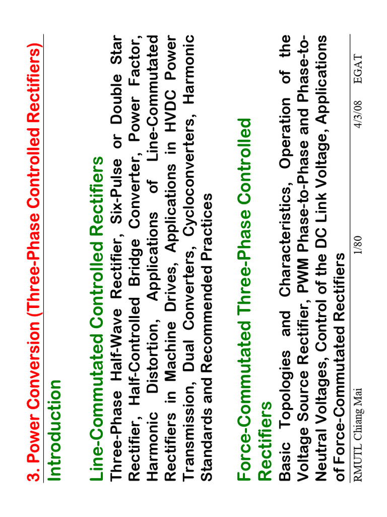 06 Three Phase Controlled Rectifiers | PDF | Rectifier | High Voltage Direct Current