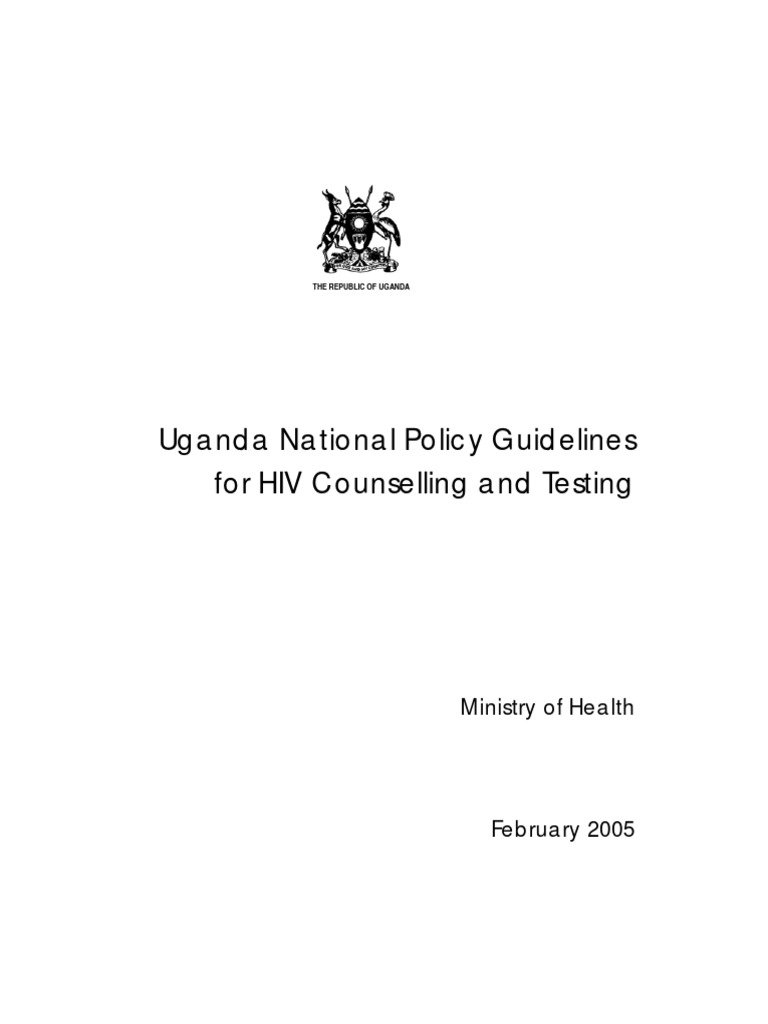 Uga Ad 28 01 Guideline 2005 Eng Uganda Counselling and Testing ...