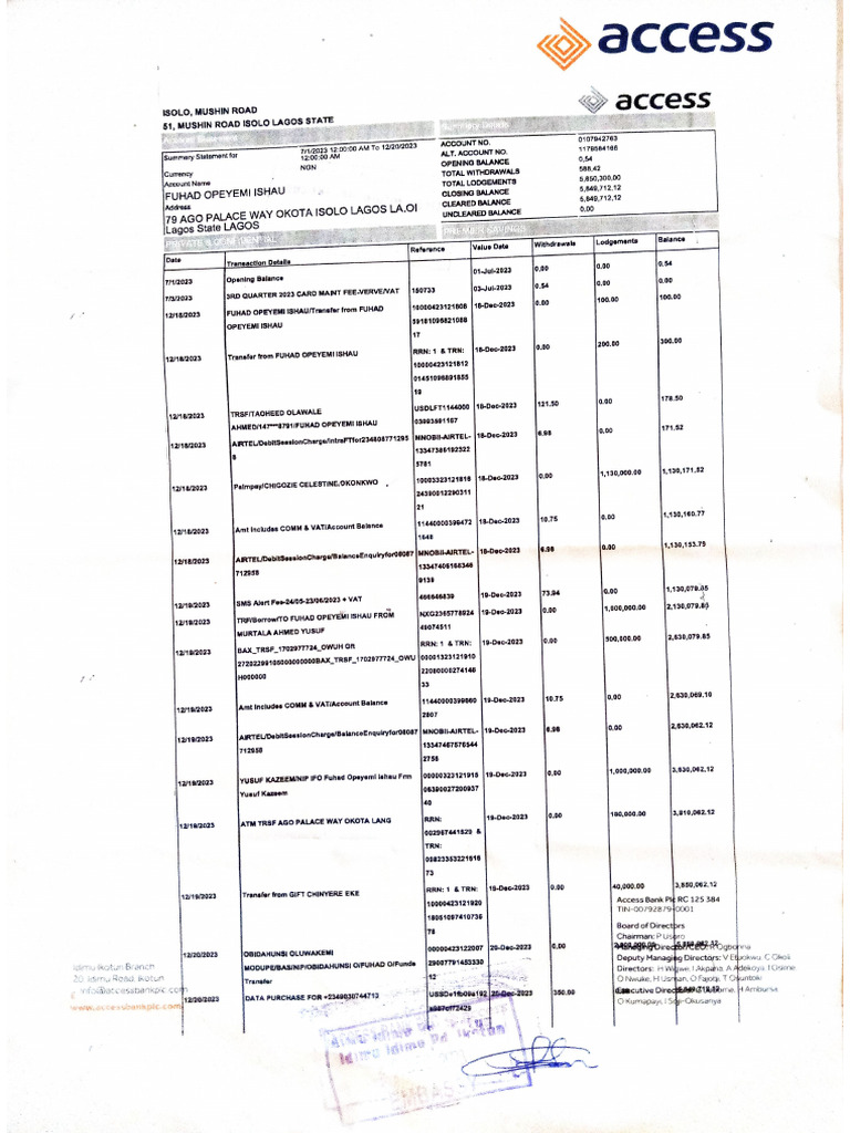 Acct Statement | PDF Acct Statement | PDF