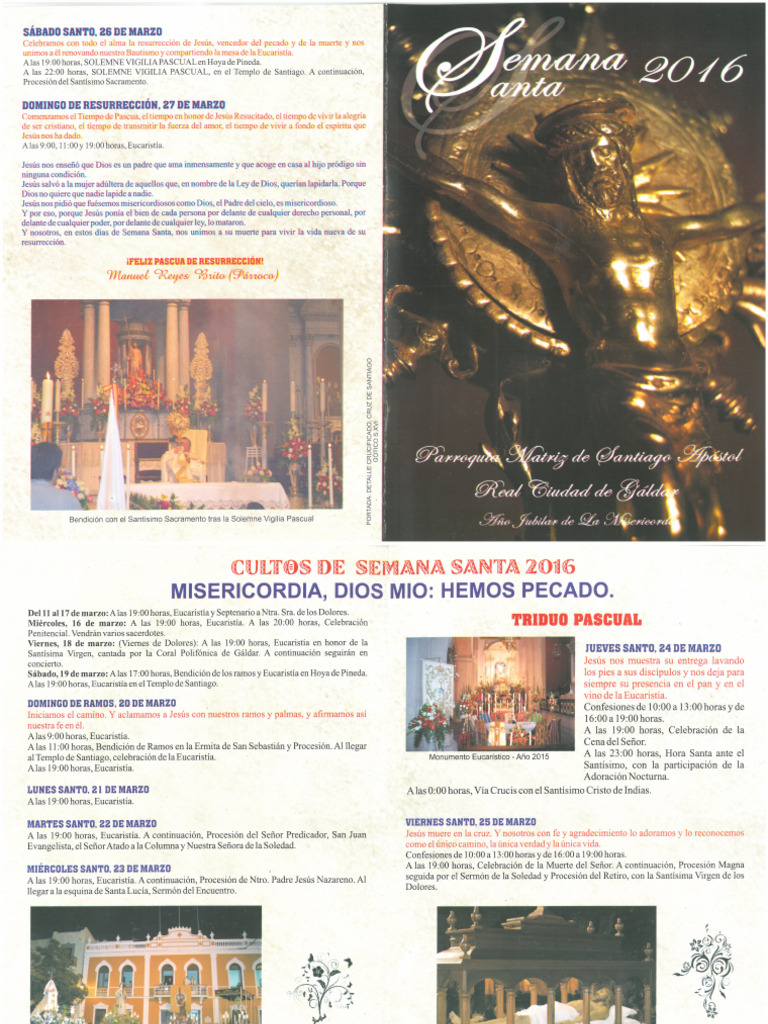 Programa Semana Santa | PDF