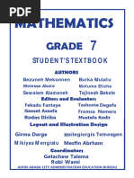 Grade 7 Mathematics | PDF | Mean | Summation