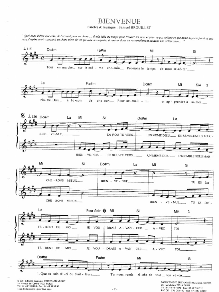 Bienvenue | PDF