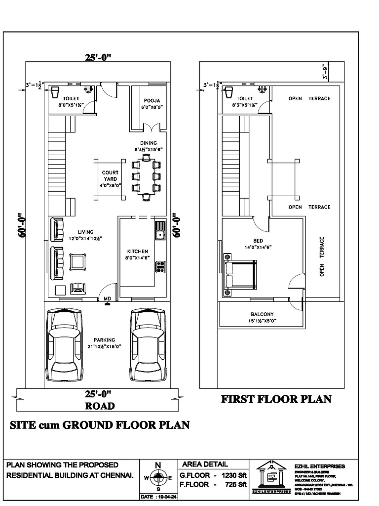 Vasanthan Perumal PLAN 25 X 60 | PDF