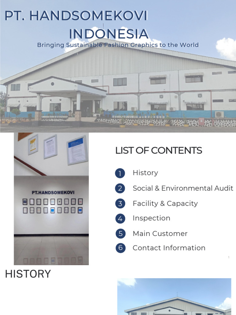 COMPANY PROFILE PT Handsome Kovi. | PDF