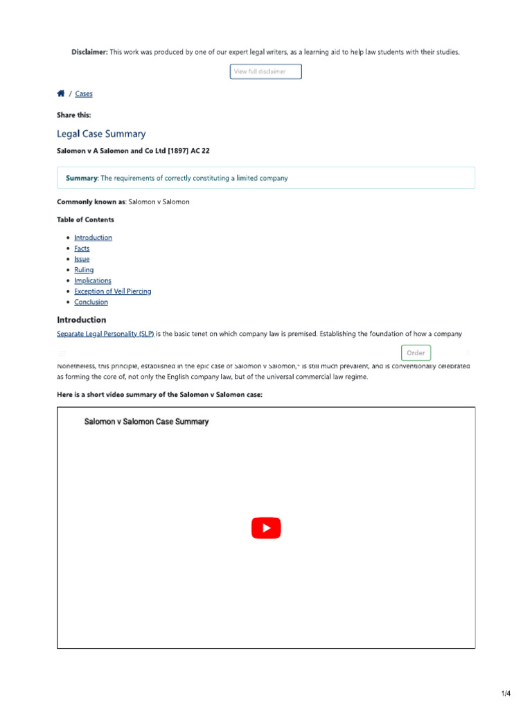 salmon v salmon | PDF