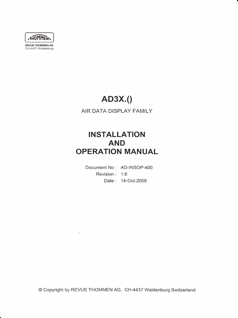 Ad Insop 400 | PDF | Airspeed | Computing