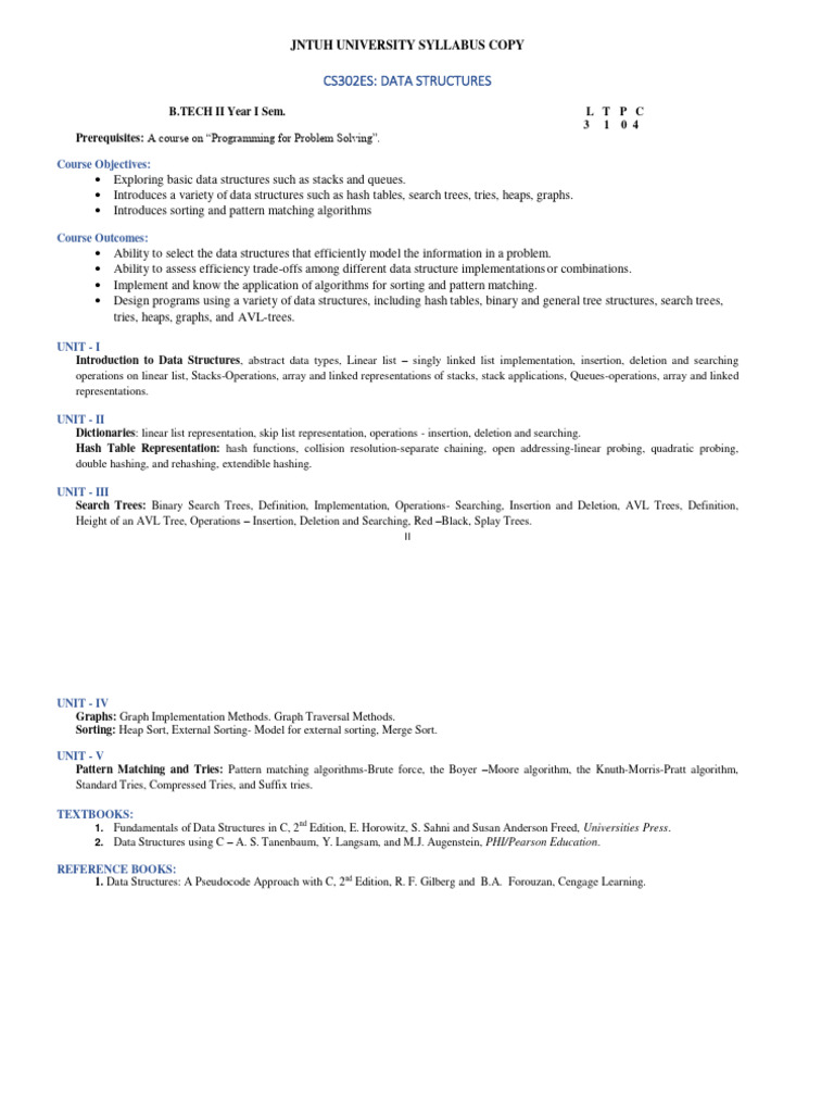 Data Structues Unit - I | PDF | Data Type | Data Structure Data Structues Unit - I | PDF | Data Type | Data Structure