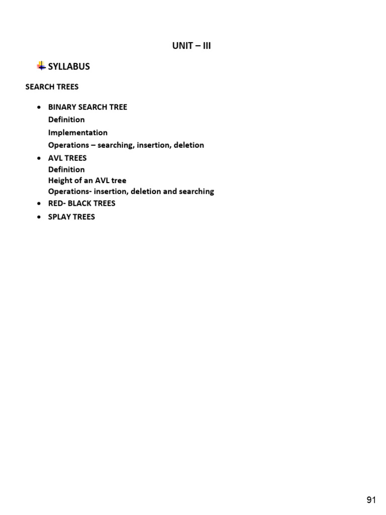 Data Structues Unit Iii Download Free Pdf Algorithms And Data Structures Algorithms