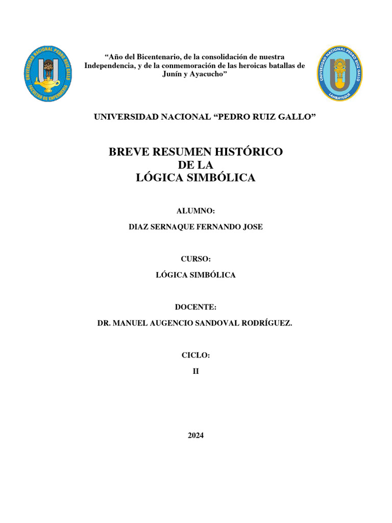 Lógica 1 - Resumen | PDF | Lógica | Lógica matemática