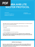 AHB Protocol Signal Overview | PDF | Input/Output | Computer Architecture