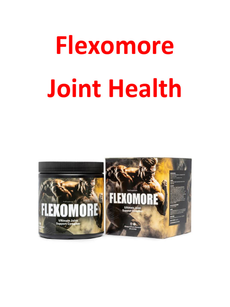 Flexmore Joint Health | PDF | Anti Inflammatory | Tendon