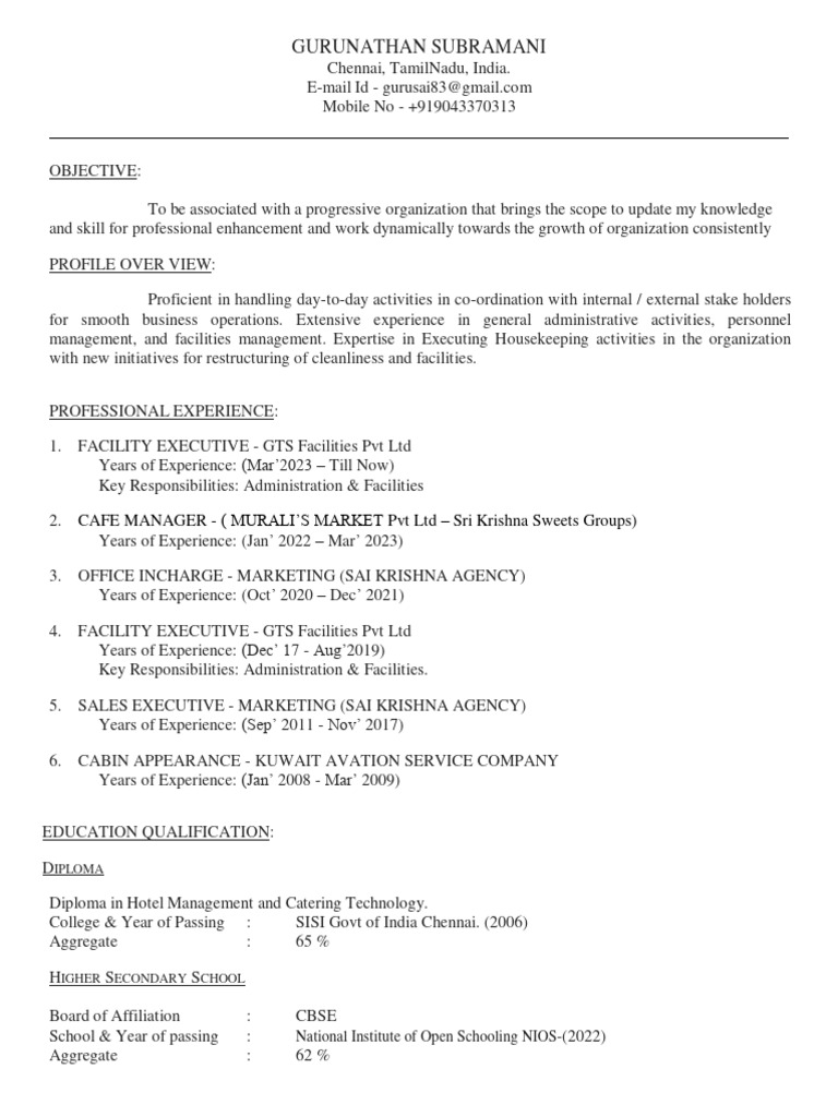 Gurunathan Subramani | PDF | Occupational Safety And Health | Safety