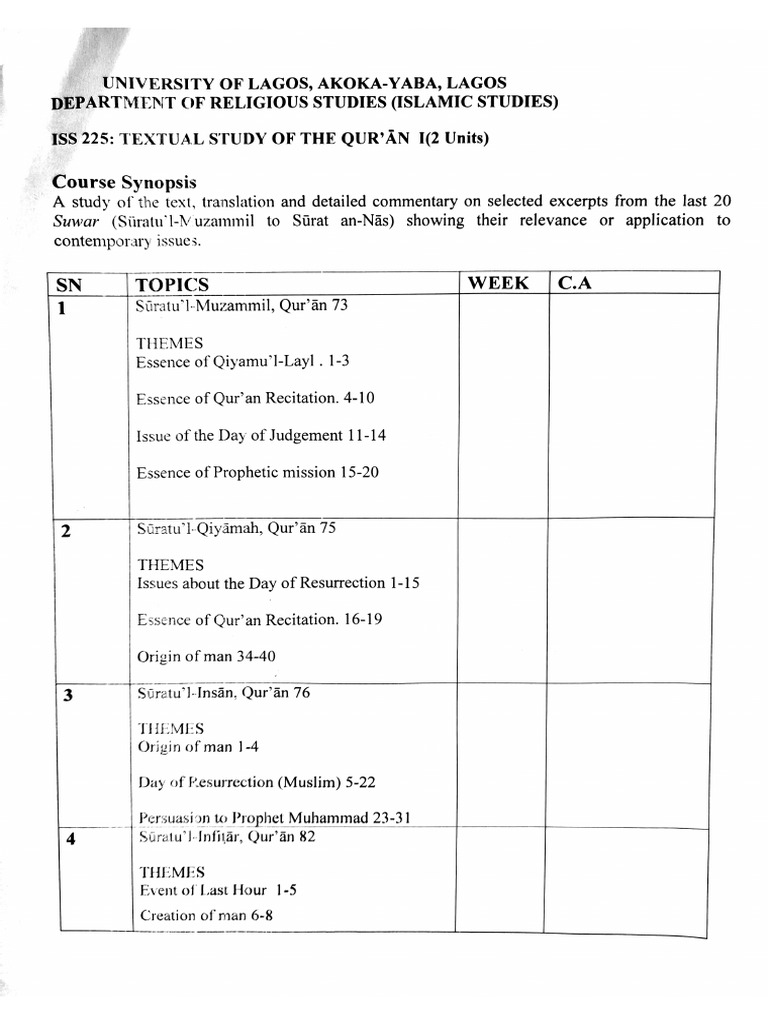 ISS 225 Handout | PDF