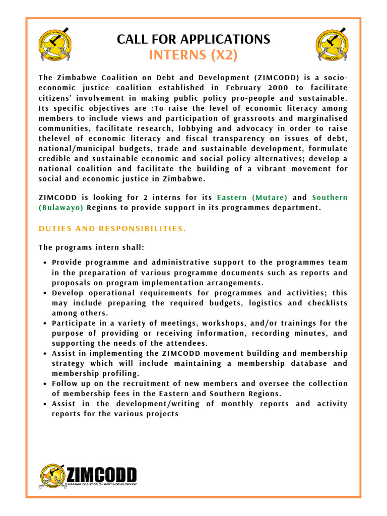 Call For Interns | PDF | Public Sphere