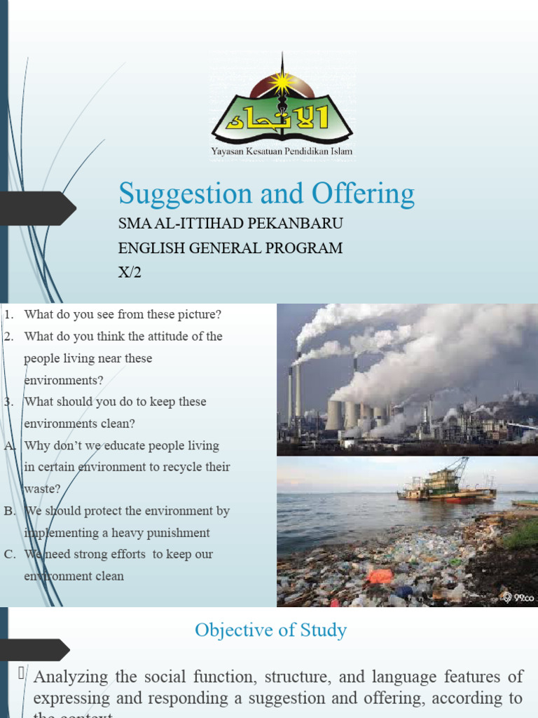 Suggestion and Offering | PDF