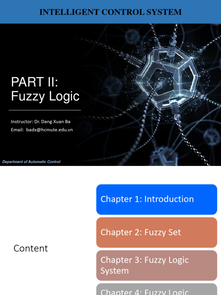 PART II Chapter 1 2 Fuzzy Logic System | PDF | Fuzzy Logic | Logic