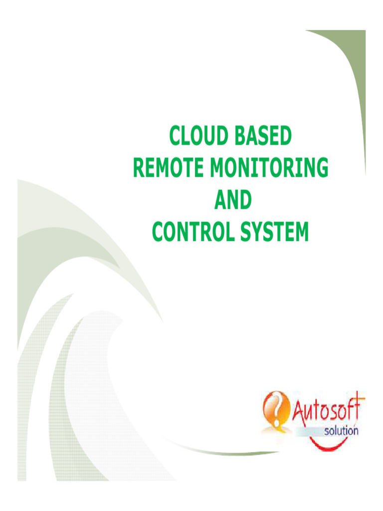 Cloud Remote Monitoring and Controlling | PDF | Computing | Computer ...