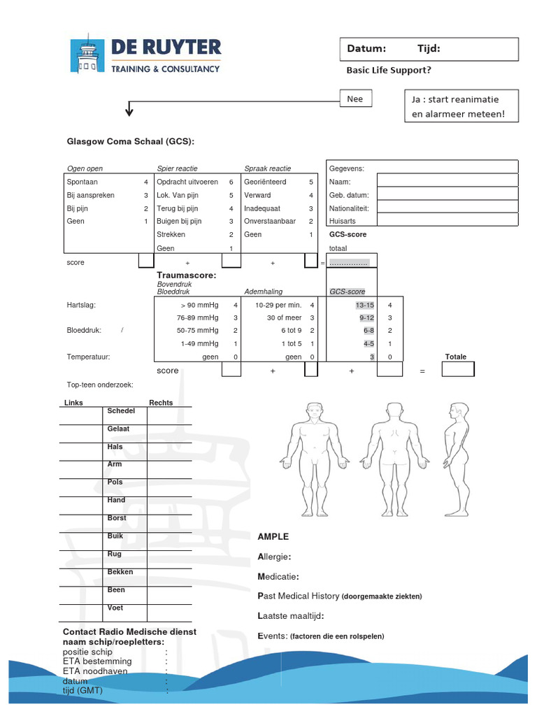 Patient Evaluatie Formulier | PDF