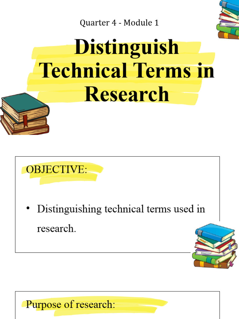 Technical Terms Used in Research | PDF | Methodology | Qualitative Research