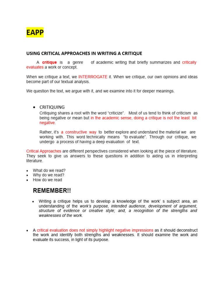 EAPP | PDF | Liberal Arts Education