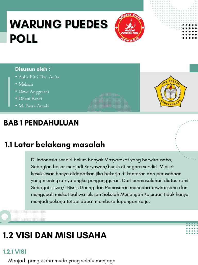Warung Puedes Poll | PDF