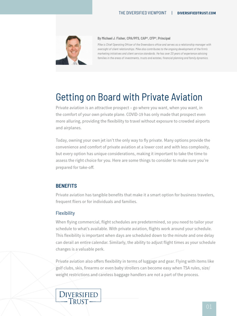 DTC WhitePaper PrivateAviation 202207U | PDF | Aviation
