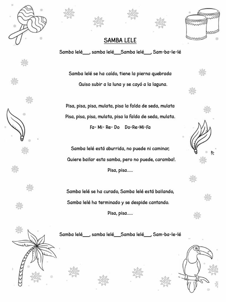 Samba Lele Letra | PDF