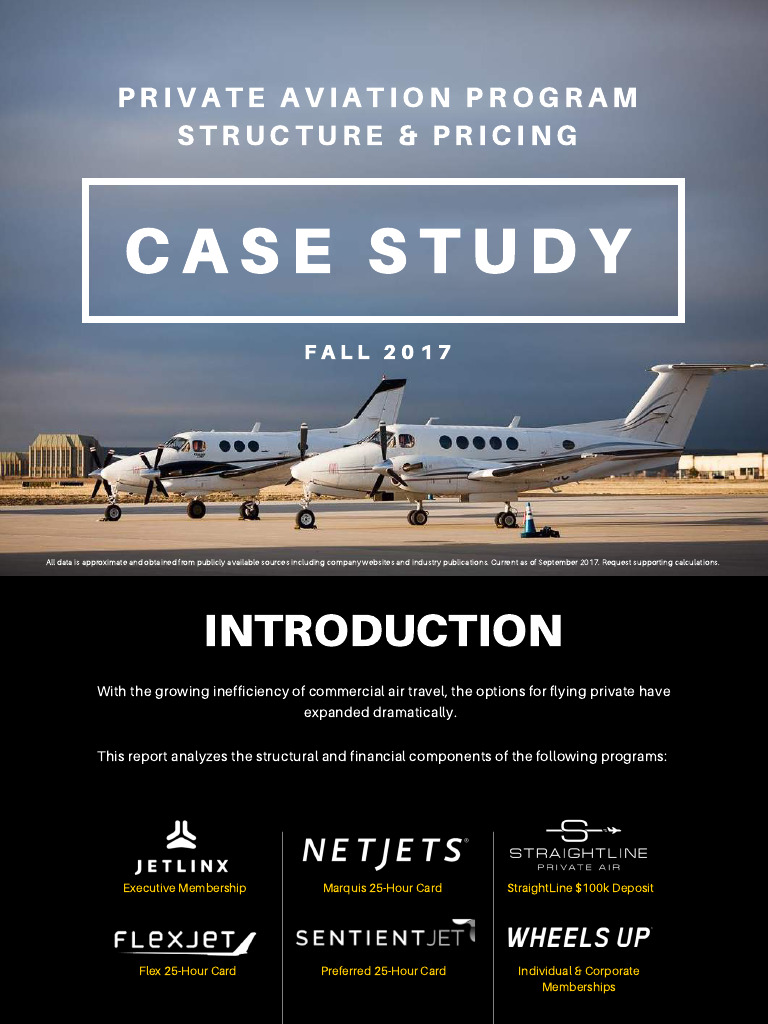 Privateaviationprograms Ratecomparisonguide 171024195107 | PDF ...