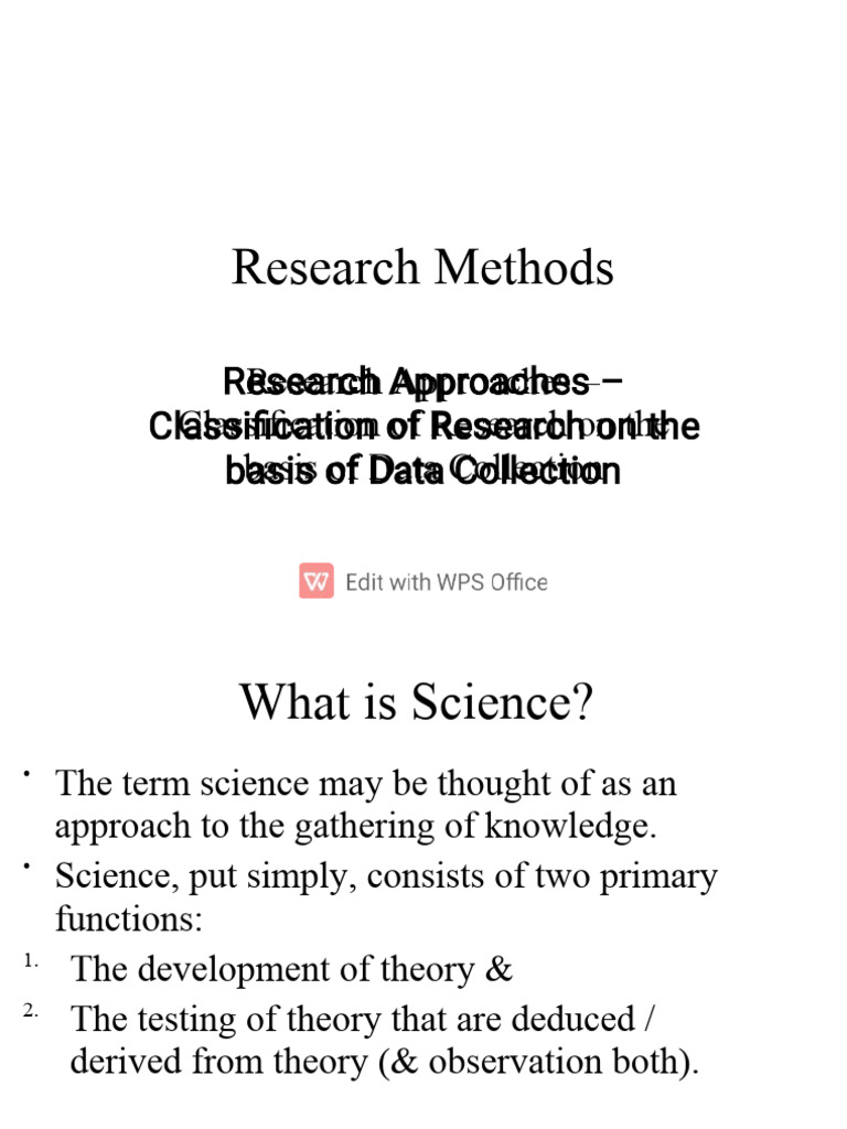 Research Methodology Handout # 3 | PDF | Methodology | Quantitative Research
