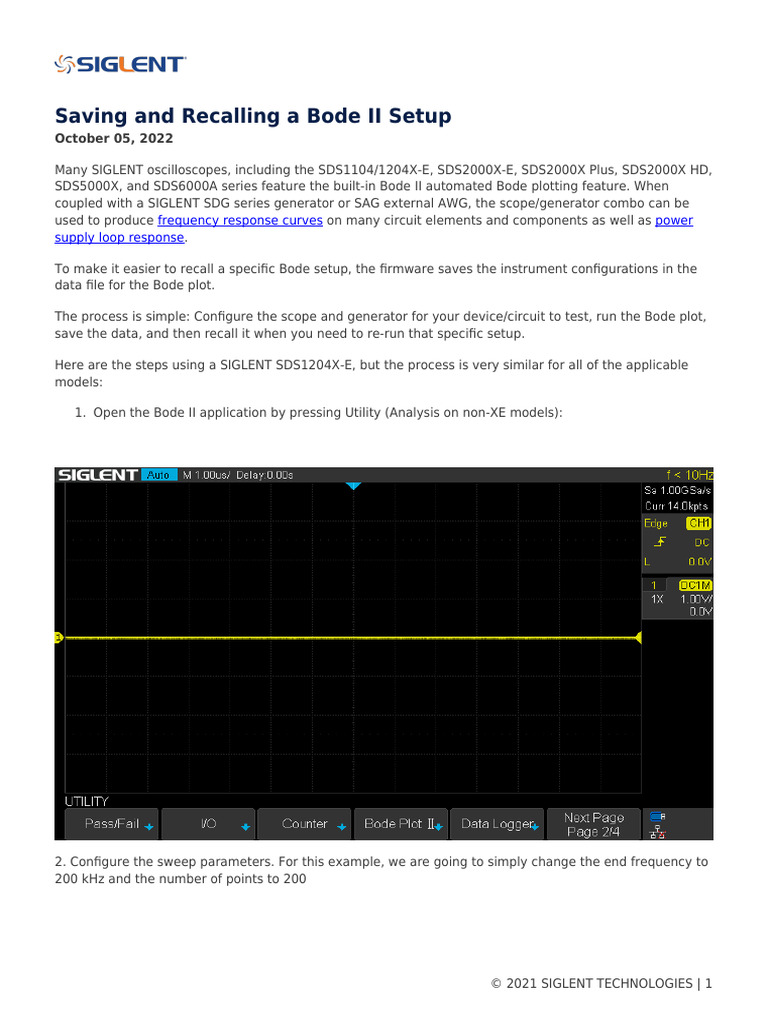 Saving and Recalling A Bode II Setup | PDF | Computer Engineering | Electronics