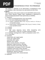 Ethylene Oxide Residue Analysis Method | PDF | Magnesium | Chemical ...