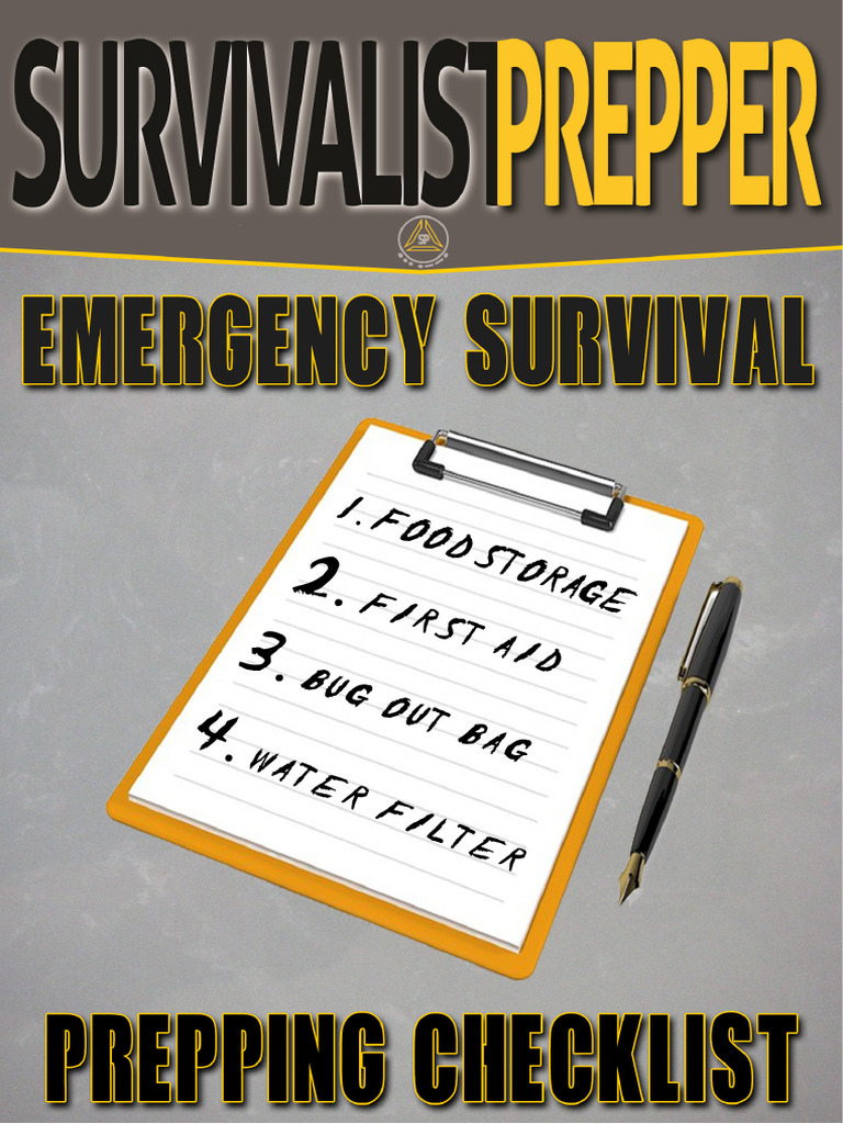 Emergency Prepping Checklist Updated | PDF | Survivalism | Water