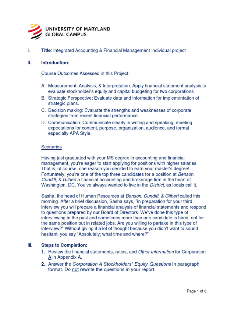 MSAF 670 Su 2022 Project 1 Instructions (2) | Download Free PDF ...