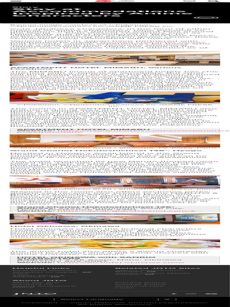 These Three Anime and Japanese Character Hotels I 2 | PDF