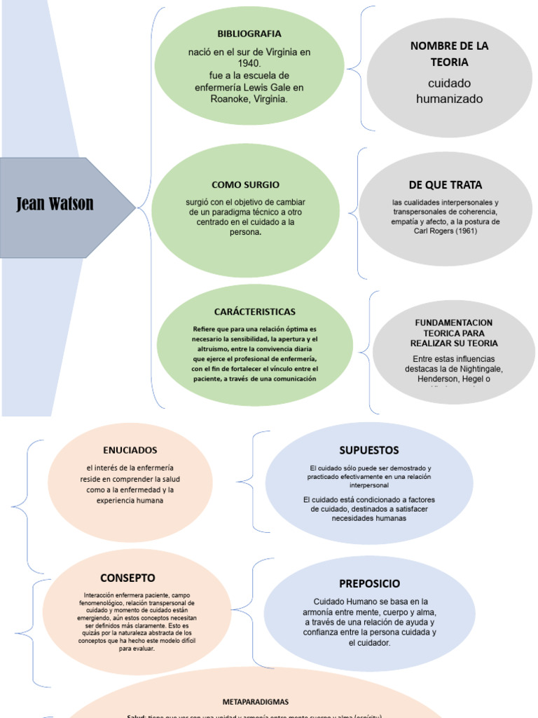 Jean Watson | PDF | Enfermería | Mente