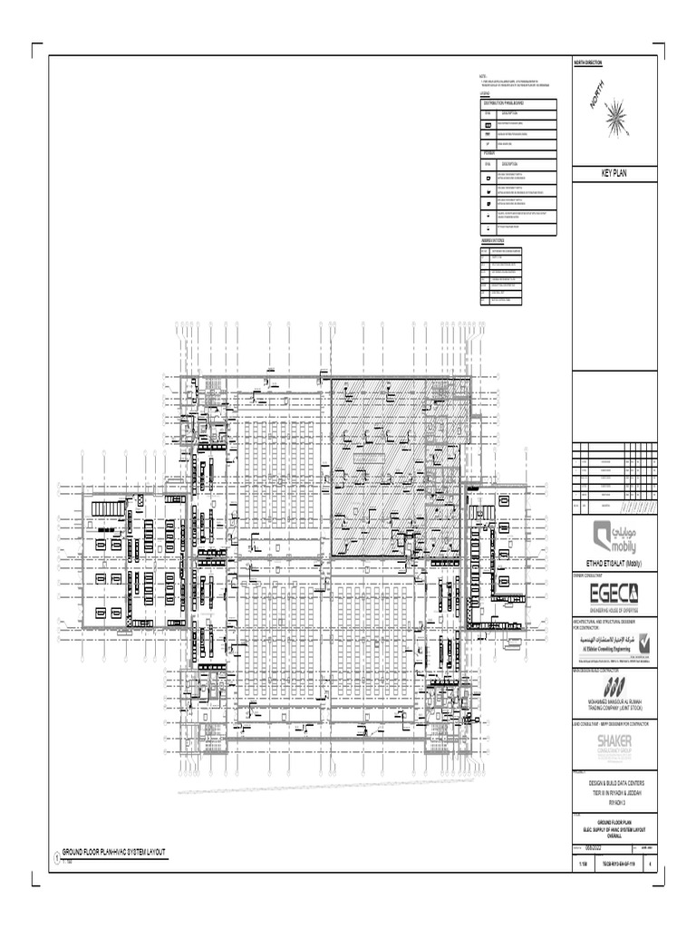 Tecb-Riy3-Eh-Gf-119 - Ground Floor Plan Elec - Supply of Hvac System ...