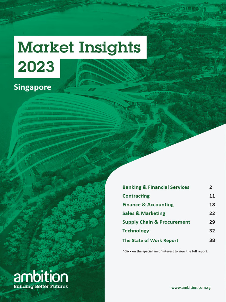 (Ambition) Singapore 2023 Market Insights Report 2 | PDF | Financial ...