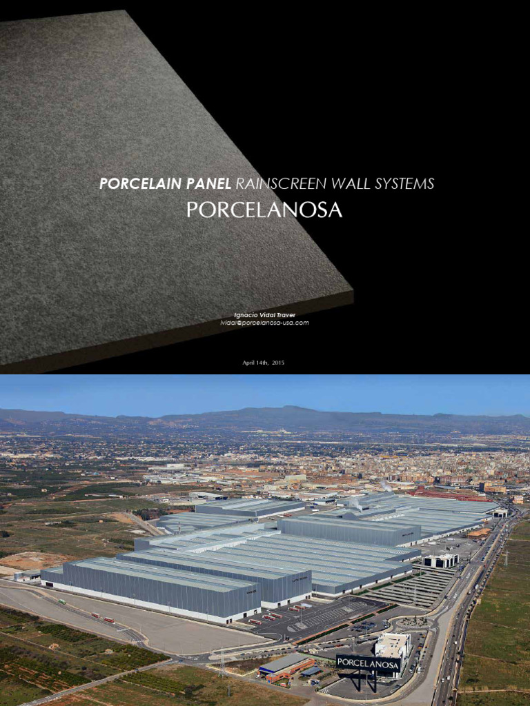 Porcelain Panel Rainscreen Wall Systems Presentation | PDF | Wall | Screw