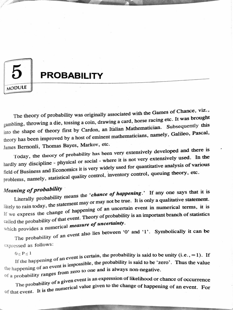 Probability | PDF
