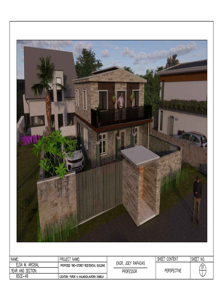 002 Two Storey Residential Template 2013 130sqm | PDF