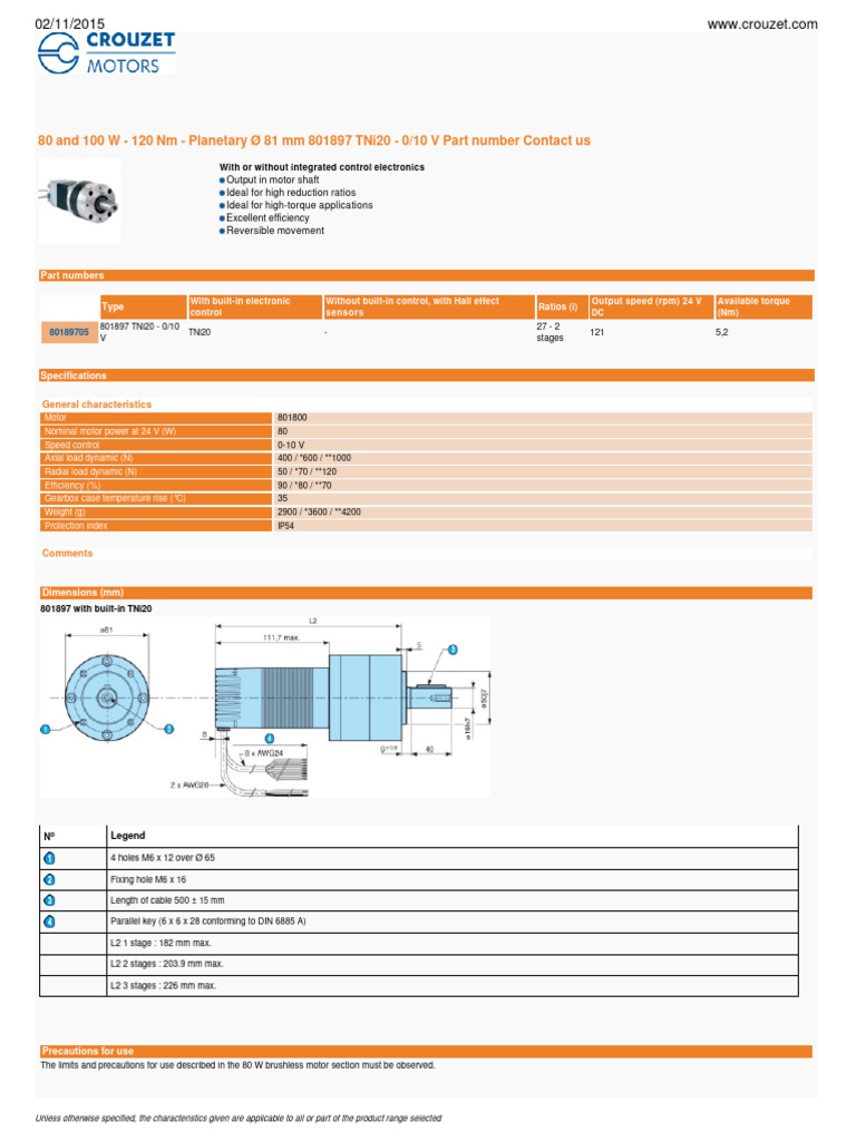 Brushless Motors Brushless DC Geared Motors 80 and 100 W 120 NM ... Brushless Motors Brushless DC Geared Motors 80 and 100 W 120 NM ...