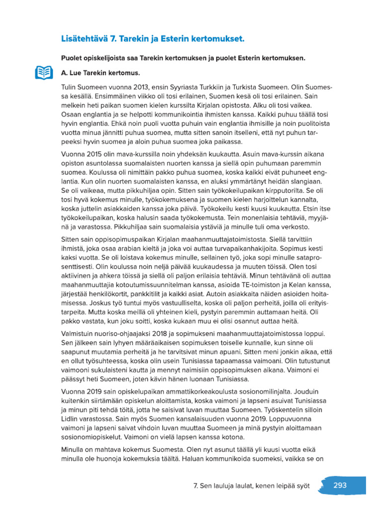 04 Lukeminen 2 Teksti A | PDF