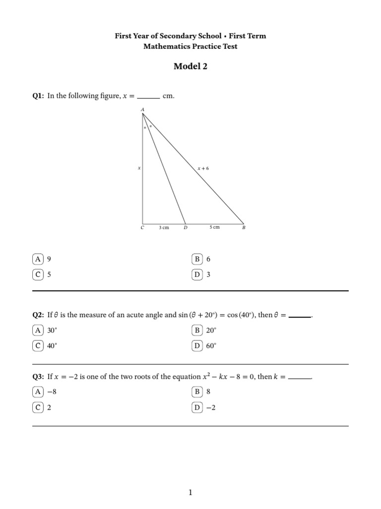 Ola Sanawi 2 | PDF | Euclidean Plane Geometry | Mathematics