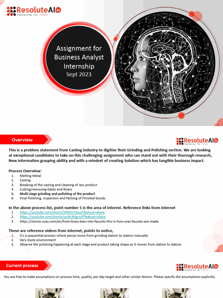 RAI Assignment For Business Analyst Sept 2023 v2 | PDF | Casting