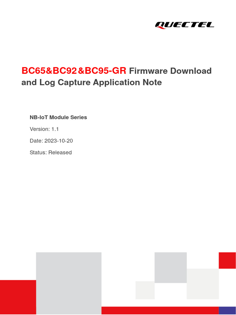 Quectel_BC65_BC92_BC95-GR_Firmware_Download_and_Log_Capture_Application_Note_V1.1 | PDF ...