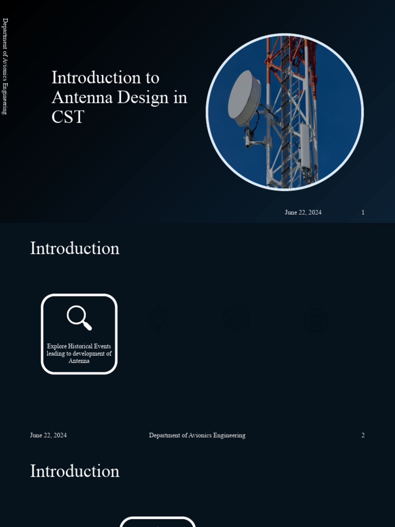 Dipole CST | PDF | Antenna (Radio) | Electromagnetic Radiation