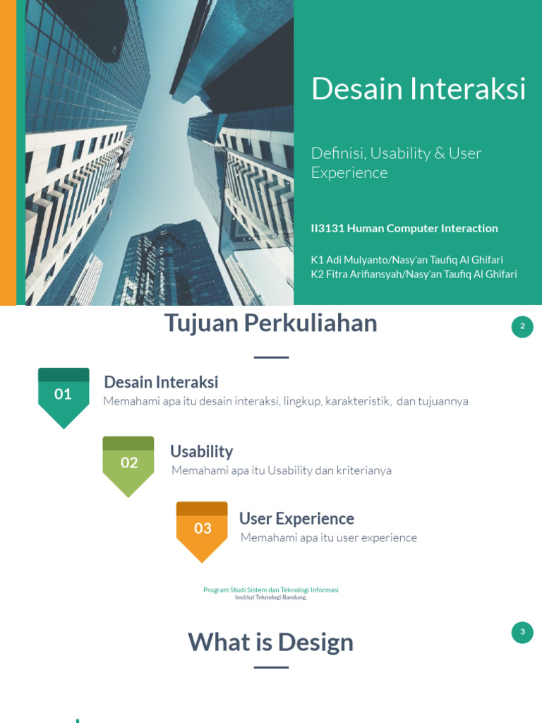 01 II3131 Pengantar Desain Interaksi | PDF | User Experience | Usability