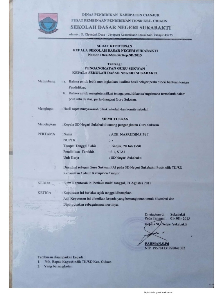 SK Ade Nasrudin | PDF